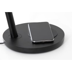 Motus Table/Flat bordfod m/trådløs mobiloplader - Sort - Bordbeslag ...